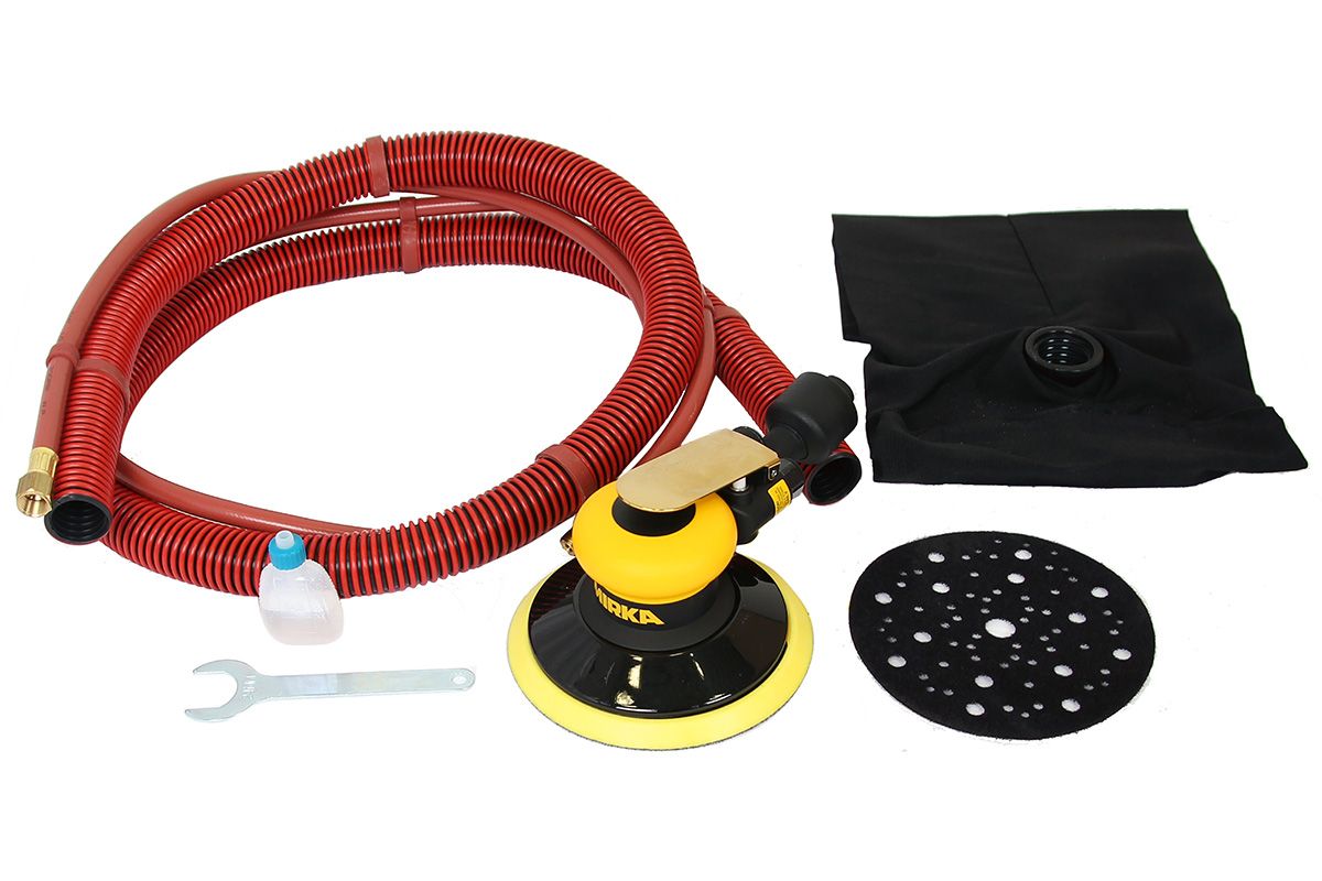 Mirka Druckluft-Exzenterschleifer MIRKA ROS 625DB 150-2,5 Hub, 52L ...